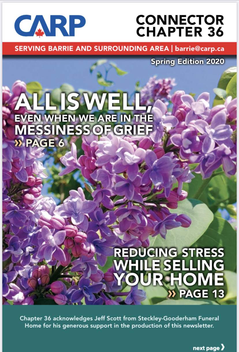 Barrie CARP – Chapter 36 Covering Simcoe and Springwater